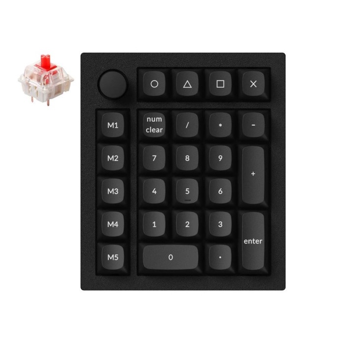 Jual Keychron Q0 Plus QMK Number Pad Fully Assembled Knob - Carbon ...