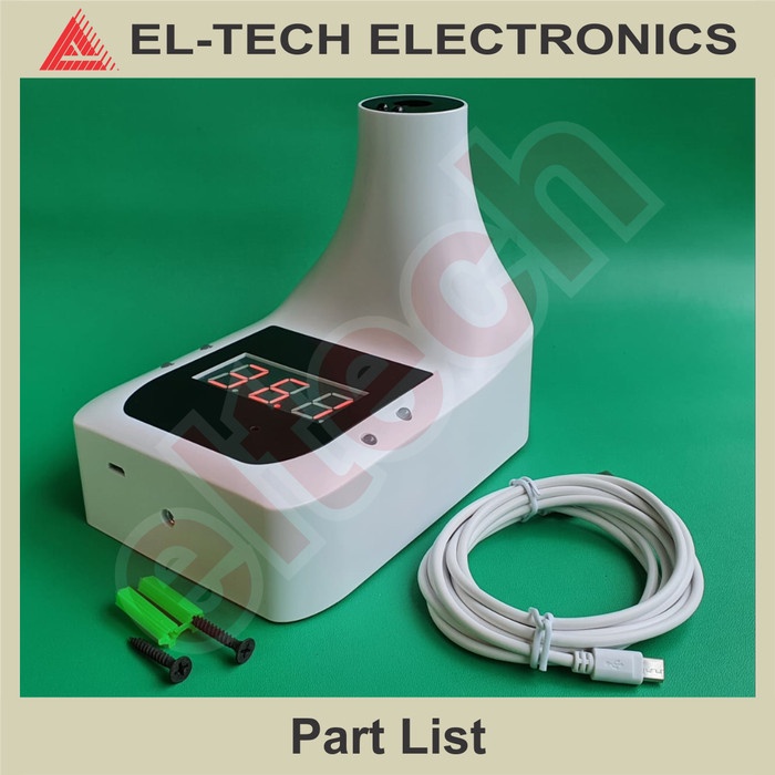 Jual Thermometer Wall Infrared IR Termometer Otomatis Dinding Non ...