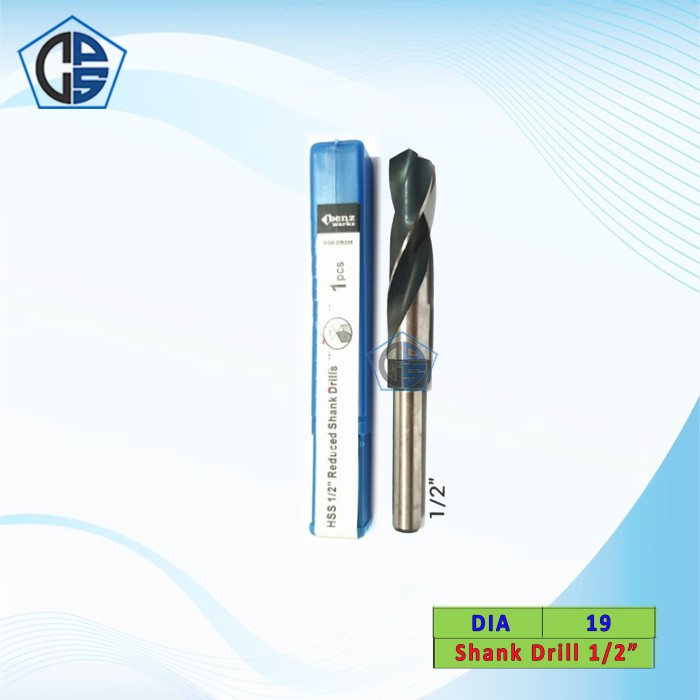 Jual Mata Bor Besi 19mm Benz Reduced Shank 1/2" Hss | Shopee Indonesia