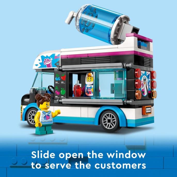 Jual LEGO City 60384 Penguin Slushy Van Building Toy Set (194 Pieces ...