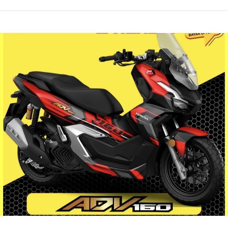 Jual Decal stiker variasi motor honda adv 160 new striping fullbody ...