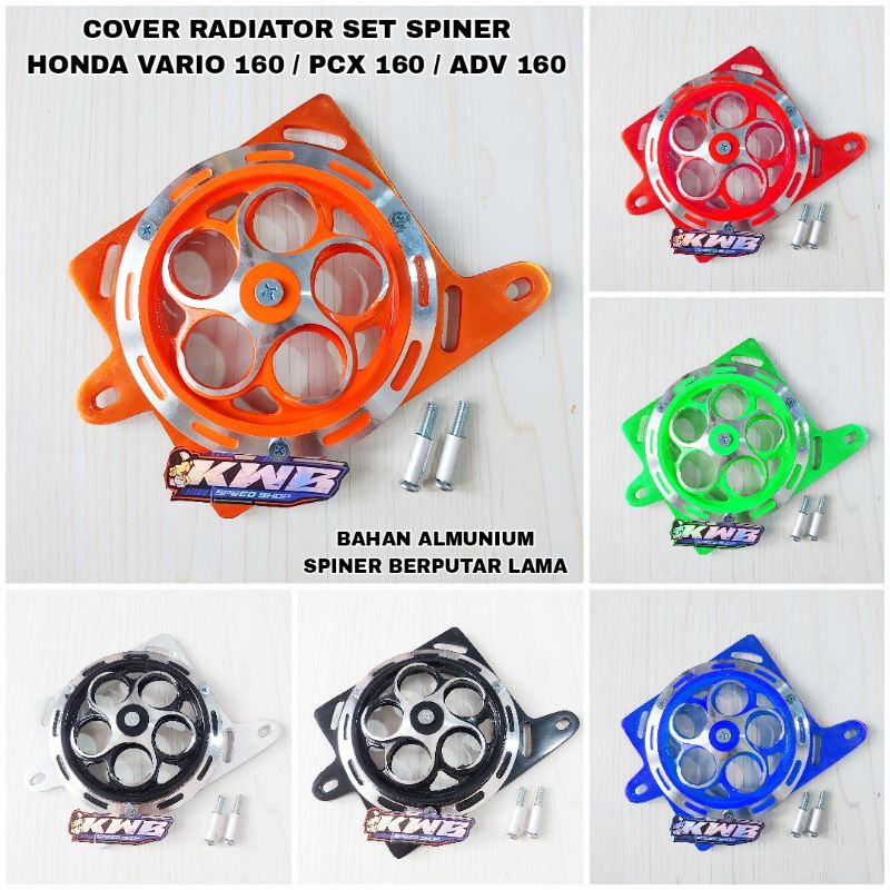 Jual Cover radiator set spiner bulat honda vario 160 / pcx 160 / stylo ...