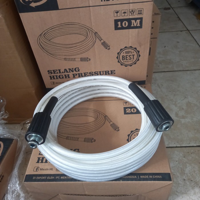 Jual Selang Jet Cleaner 10 Meter / High Pressure Hose H&L QL1900 ...