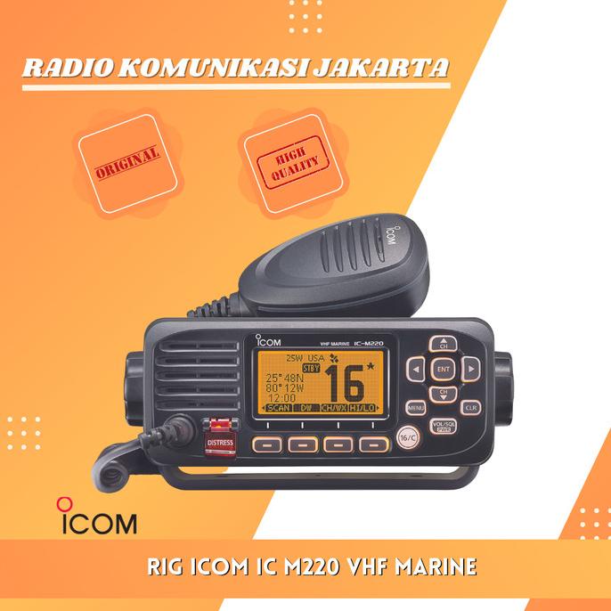 Jual Trend Original Ori Radio Rig Vhf Marine Icom Ic M220 Icm220 ...