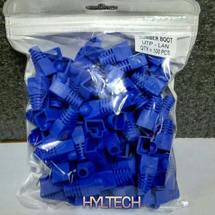 Jual PLUG BOOT/JAKET KONEKTOR RJ 45 LAN ( 100 Pcs/Pack ) | Shopee Indonesia