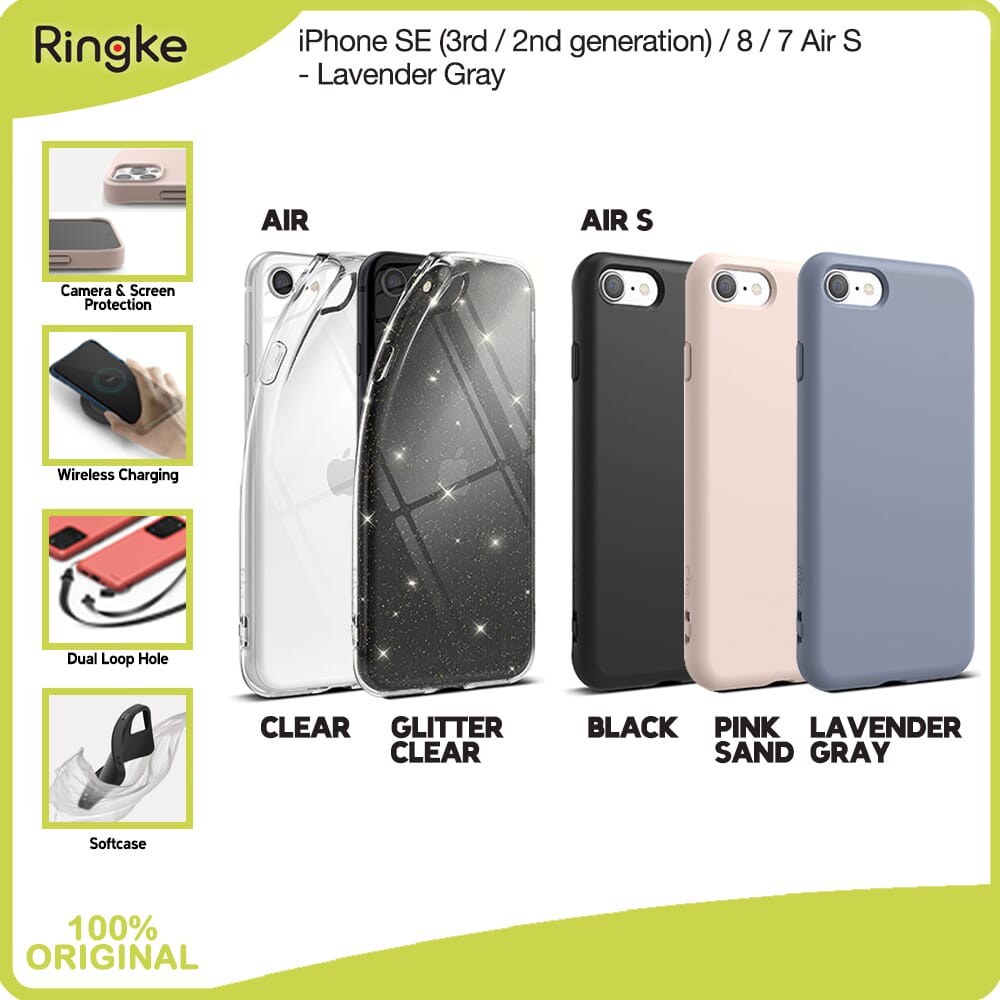 Jual Ringke iPhone SE 3rd / 2nd / 8 Air S Casing Tipis Tahan Banting ...