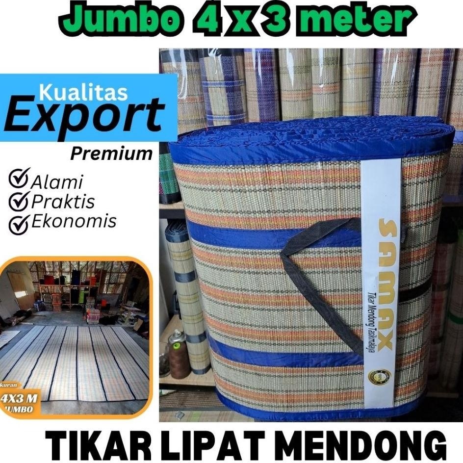 Jual Tikar Lipat Mendong Jumbo Ukuran 4 X 3 Meter - Tikar Lipat Jumbo ...
