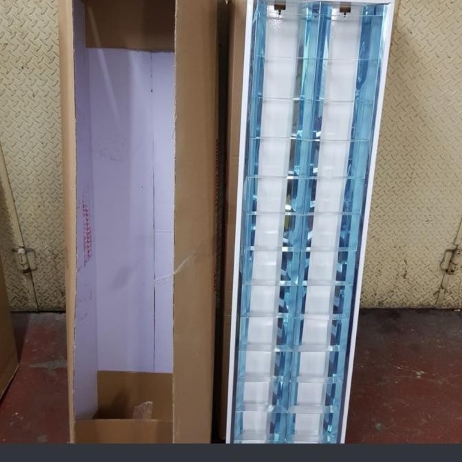 Jual Kap Lampu Rm 2X36 Full Set Led Philips 16W X 2 | Shopee Indonesia