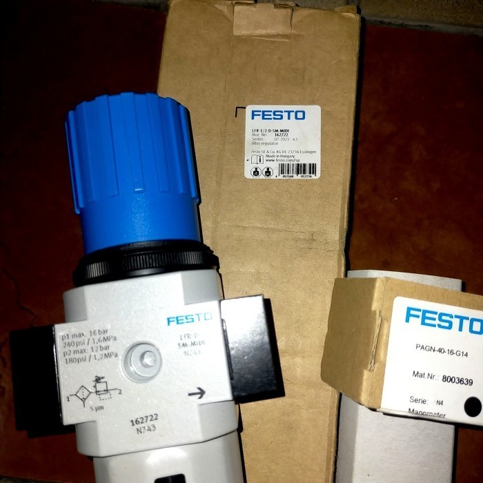 Jual Ready Filter Regulator Festo Lfr 1/2 D 5M Midi Festo Lfr 1/2 D 5M ...