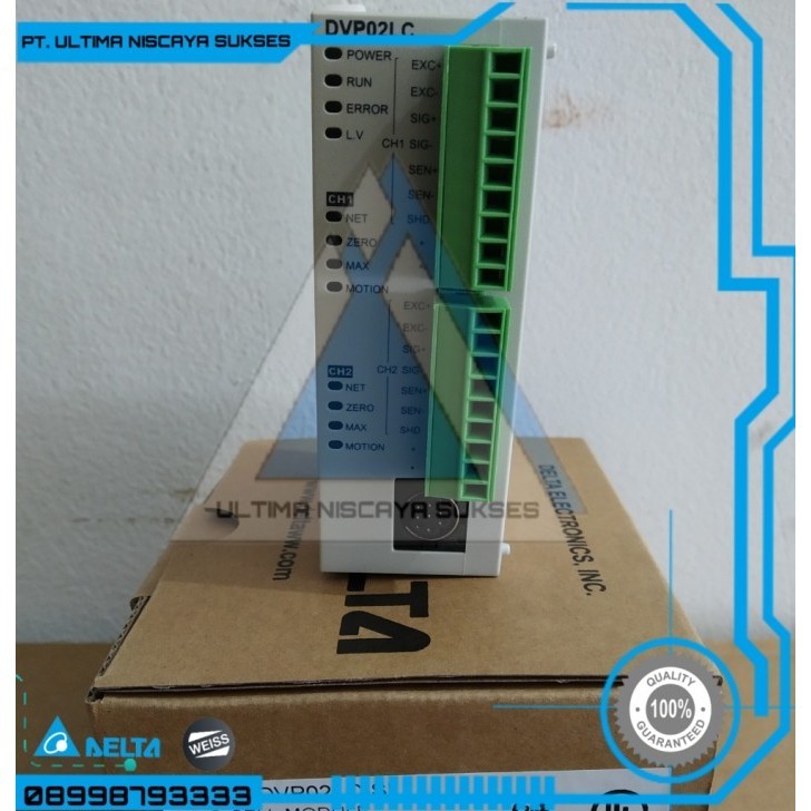 Jual Original Extension Modules Load Cell Plc Delta Dvp02Lc-Sl For Dvp ...