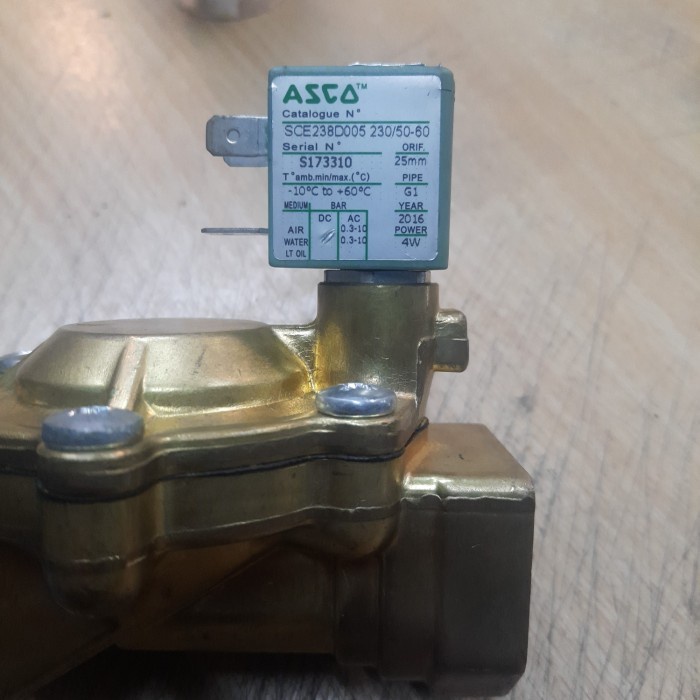 Jual Ori Asco Sce238D005 230/50-60 Solenoid Valve Asco 1 230Vac ...