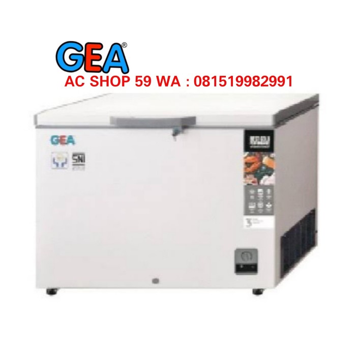 Jual [New] Chest Freezer Gea Ab 318R - Freezer Pembeku Prozen Food 1 ...