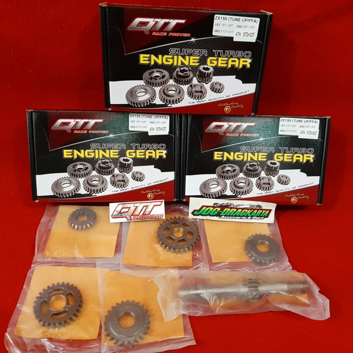Jual Baru Gear Box Rasio Qtt Racing Ninja Tu Ninja Ffa Drag Bike 16/28 ...