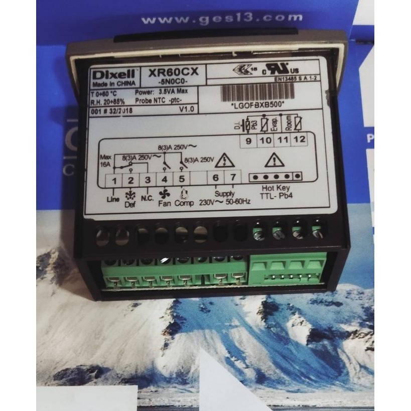 Jual Digital Thermostat Dixell Xr60Cx 230V + Probe Ntc Dixell | Shopee ...