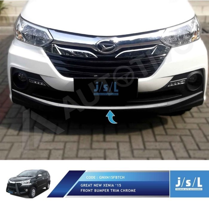 Jual Great Xenia List Bumper Depan / Front Bumper Trim Chrome | Shopee ...