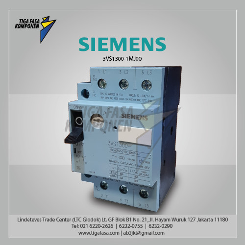 Jual [New Ori] 3Vs1300-1Mj00 Circuit Breaker 2.4...4A Mpcb Siemens ...