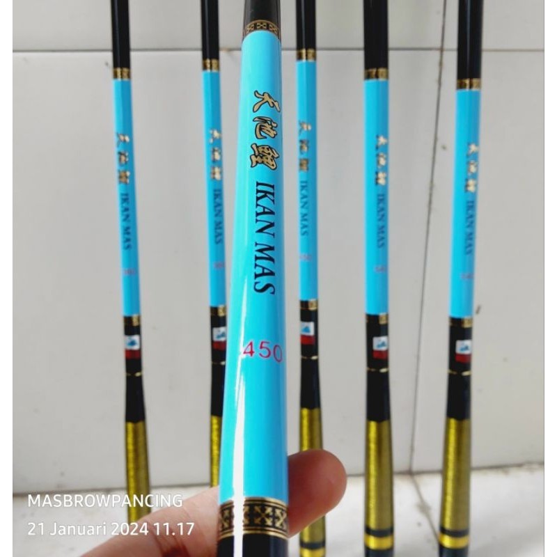 Jual JORAN PANCING TEGEK OREGON IKAN MAS 360,450,540CM | Shopee Indonesia