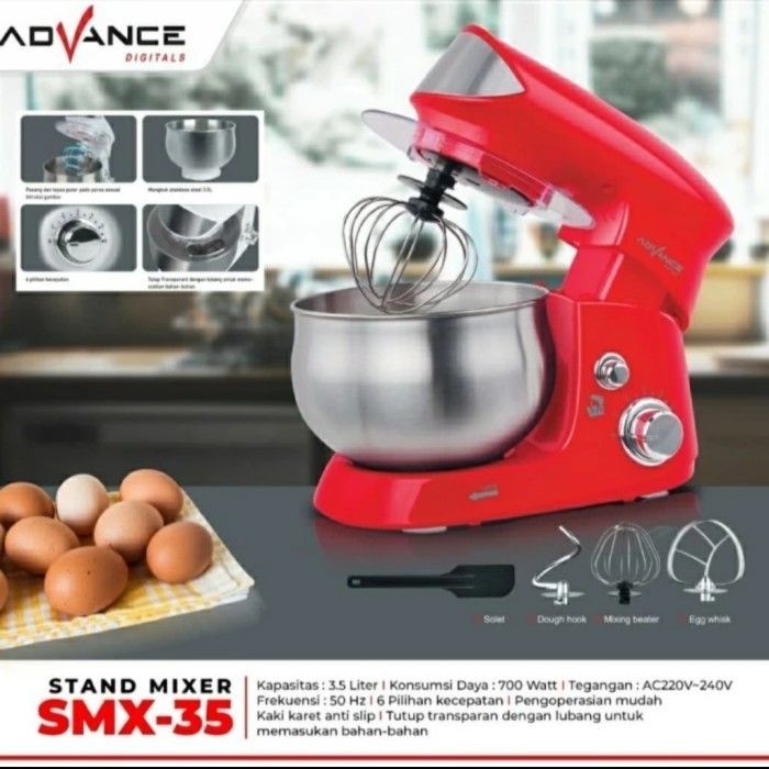 Jual STAND MIXER ADVANCE TYPE SMX-35 KAPASITAS 3,5 LITER | Shopee Indonesia