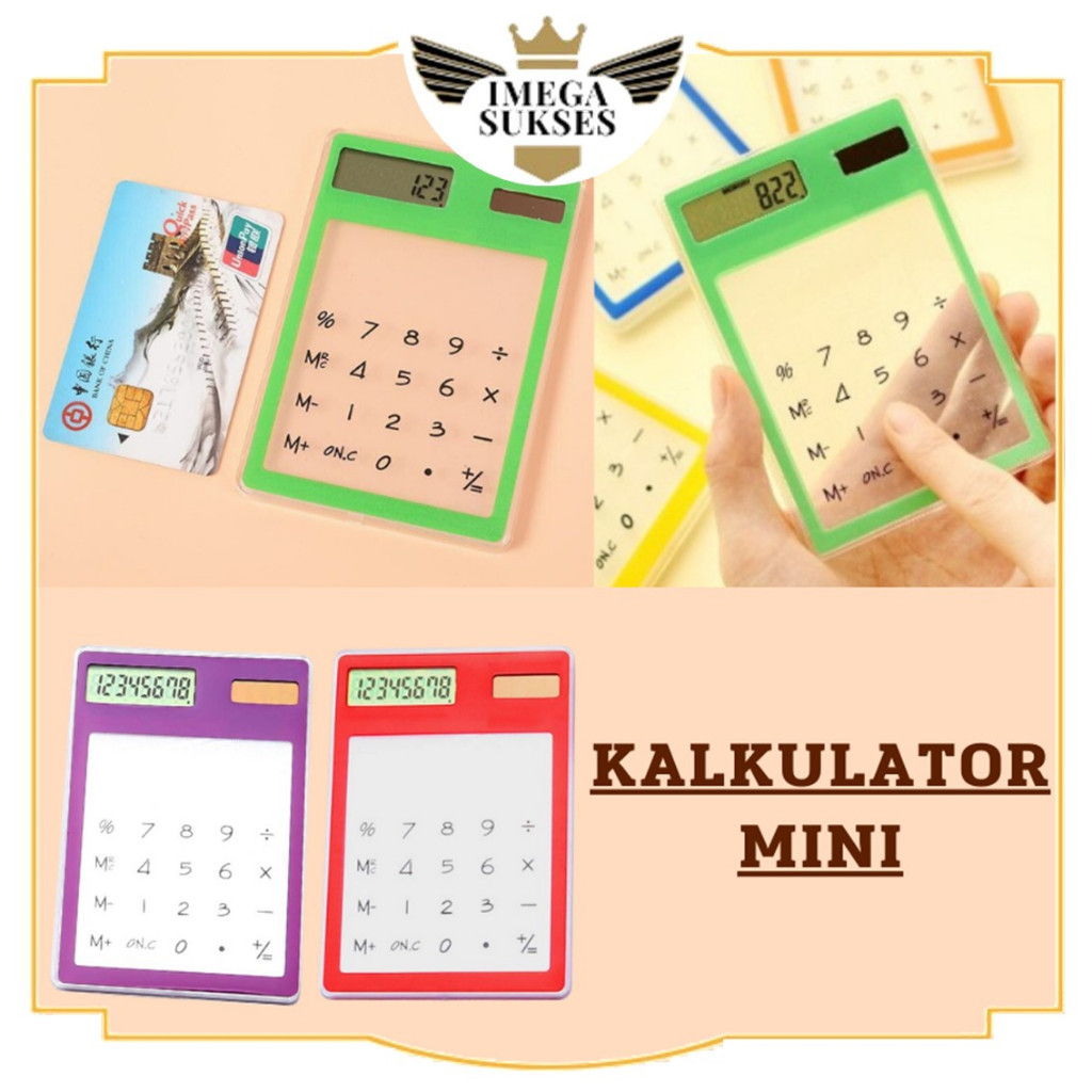 Jual PHG - Lcelana dalam Touchscreen Kalkulator Kecil Tenaga Surya ...