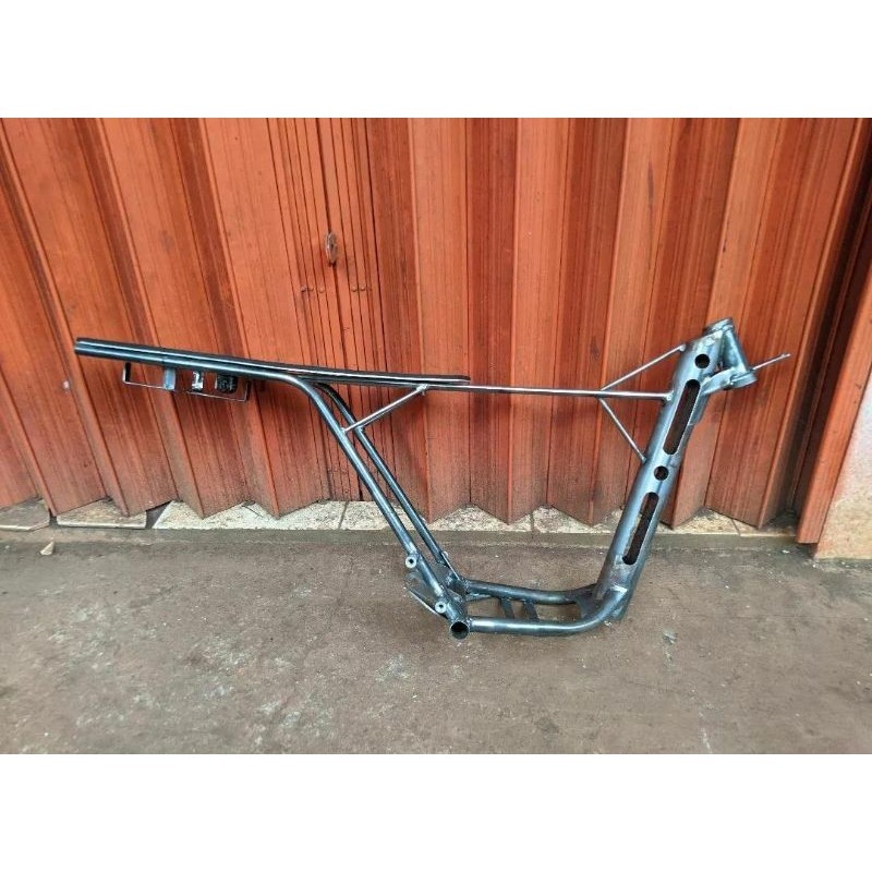 Jual frame kerangka sasis batangan rangka drag Mio slim 500m bobot 5kg ...