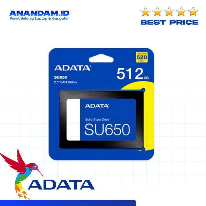 Jual ADATA SSD SU650 512GB SATA III / SSD 512GB | Shopee Indonesia