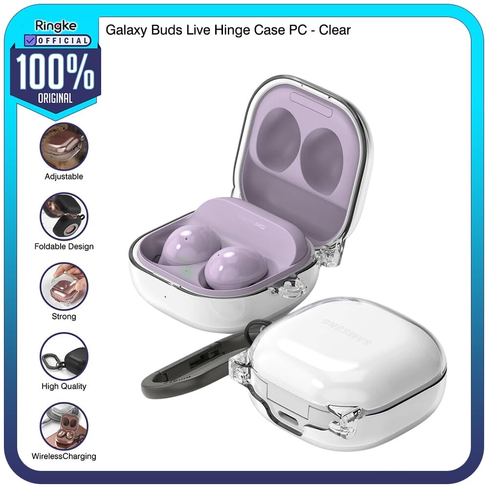 Jual Ringke Galaxy Buds Live Hinge Hardcase Anti Banting Note 20 Ultra ...