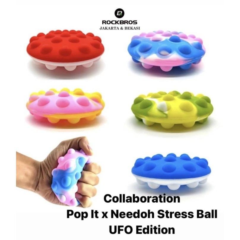 Jual La Pop It Collabs Stress Ball Needoh Nido Mainan Anak Sensory Ufo ...
