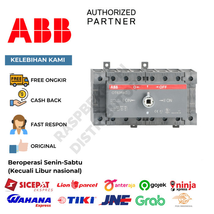 Jual [New Ori] Abb Change Over Swithes 3 Phase Cos Ot63F4C Terbaru ...