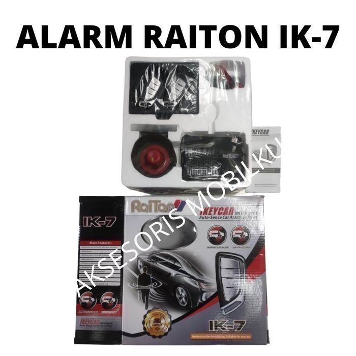 Jual Ori Car Alarm System Anti Maling Mobil Freed Raiton Ik-7 Sensor ...