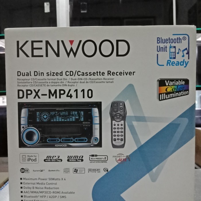 Jual Ori Double Din Kenwood Dpx Mp4110 - Tape Kenwood Dpxmp4110 - Radio Tape Limited | Shopee ...