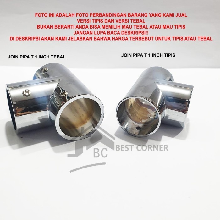 Jual Murah - Join Pipa / Sambungan Pipa T 1 Inch | Shopee Indonesia