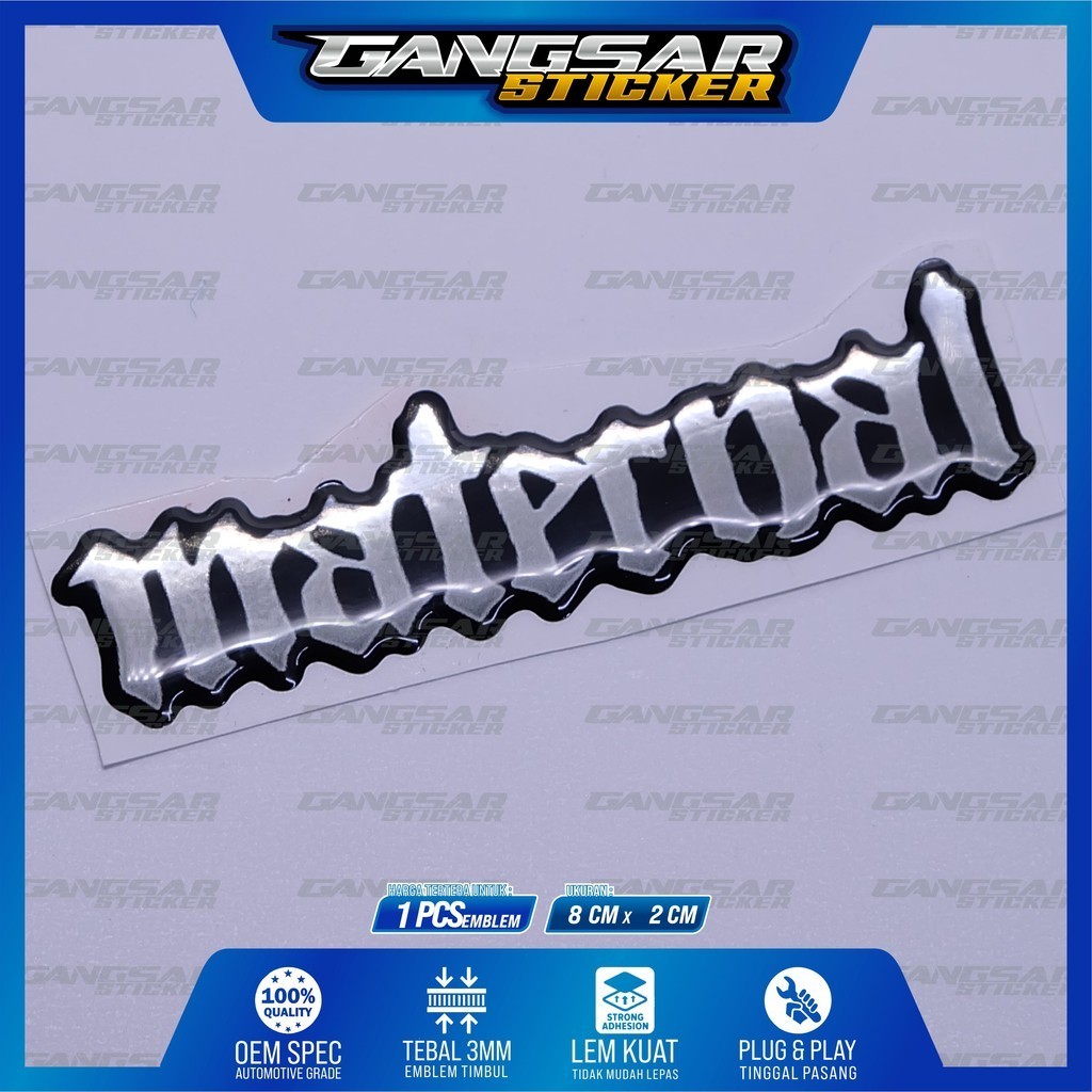 Jual Emblem logo maternal / emblem timbul maternal / sticker maternal ...