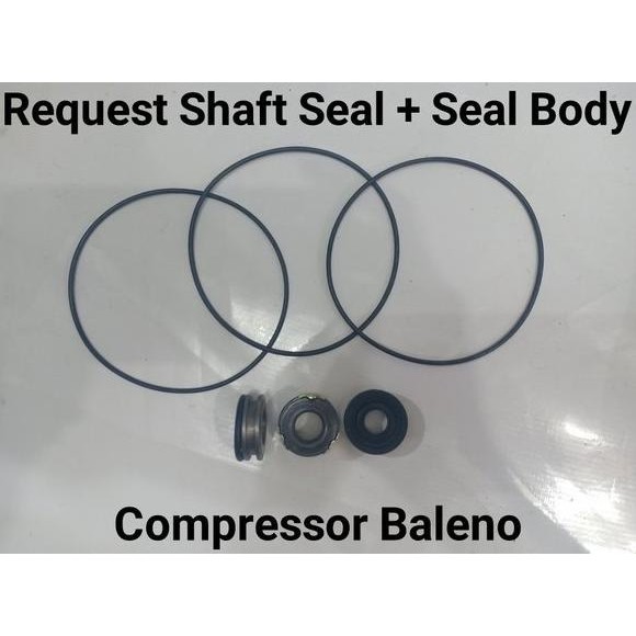 Jual (BK HERR) SHAFT LIFT SEAL PLUS BODY COMPRESSOR AC MOBIL BALENO ...