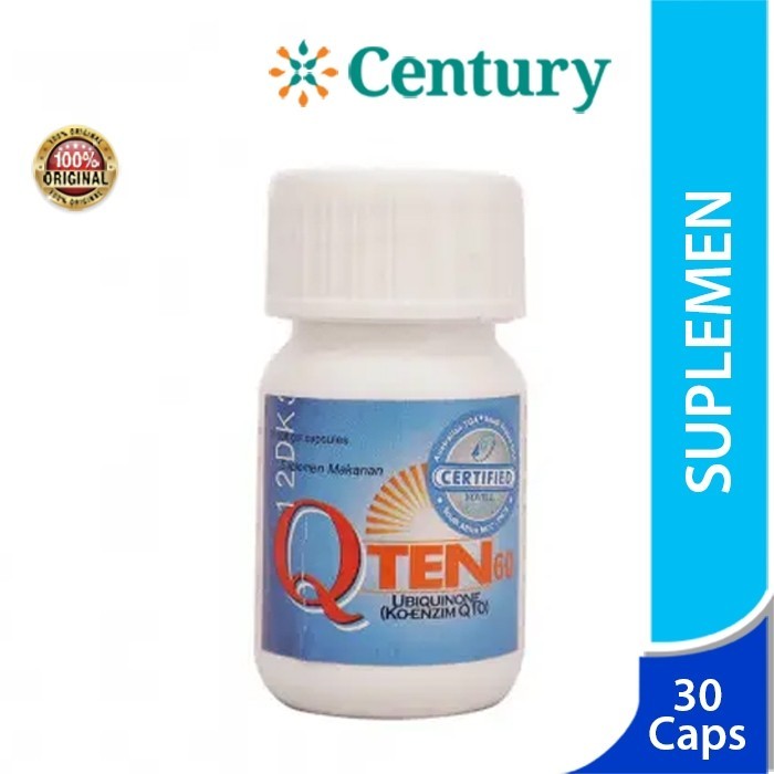 Jual QTEN 60MG ISI 30 CAPS / JANTUNG / SUPLEMENT KESEHATAN | Shopee ...