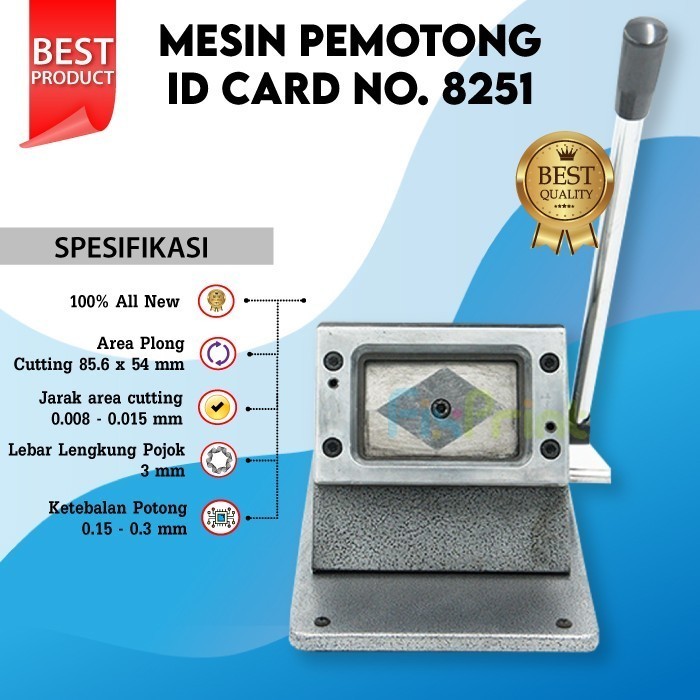 Jual Mesin Plong Pemotong Id Card Alat Potong Pvc Cutter Instant 85 ...