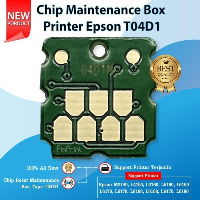 Jual Chip Maintenance Box Epson T04D1 Printer L1110 L3110 L3150 L6170 ...
