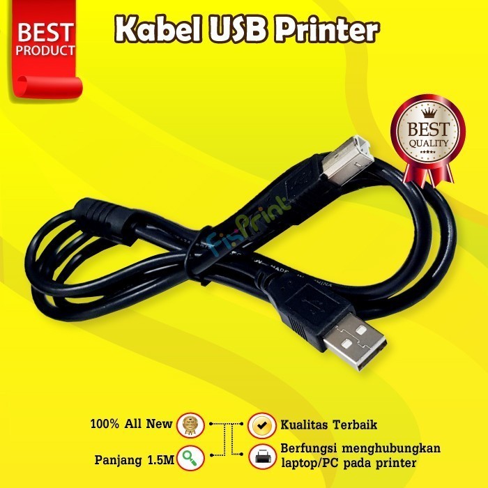 Jual Kabel Print Usb Data 2.0 Komputer Printer Universal Semua Tipe ...