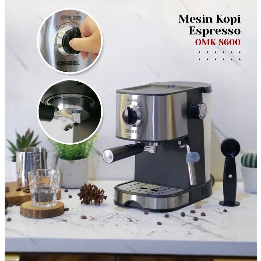 Jual Mesin Kopi Espresso Coffe Machine Omk 8600 Ossel Espresso Coffee ...