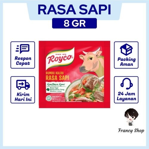 Jual Royco Sapi Bumbu Penyedap Rasa Sachet 8 gr | Shopee Indonesia