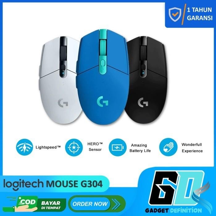 Jual Mouse Logitech G304 Lightspeed Mouse Gaming Wireless | Shopee ...