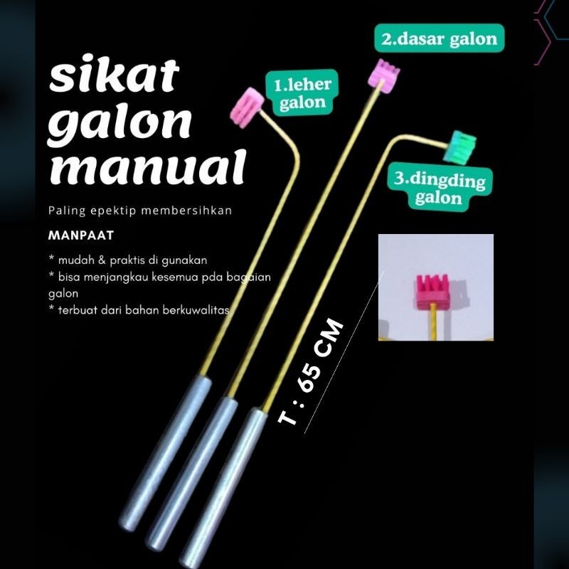 Jual sikat galon manual isi 3 pcs | Shopee Indonesia