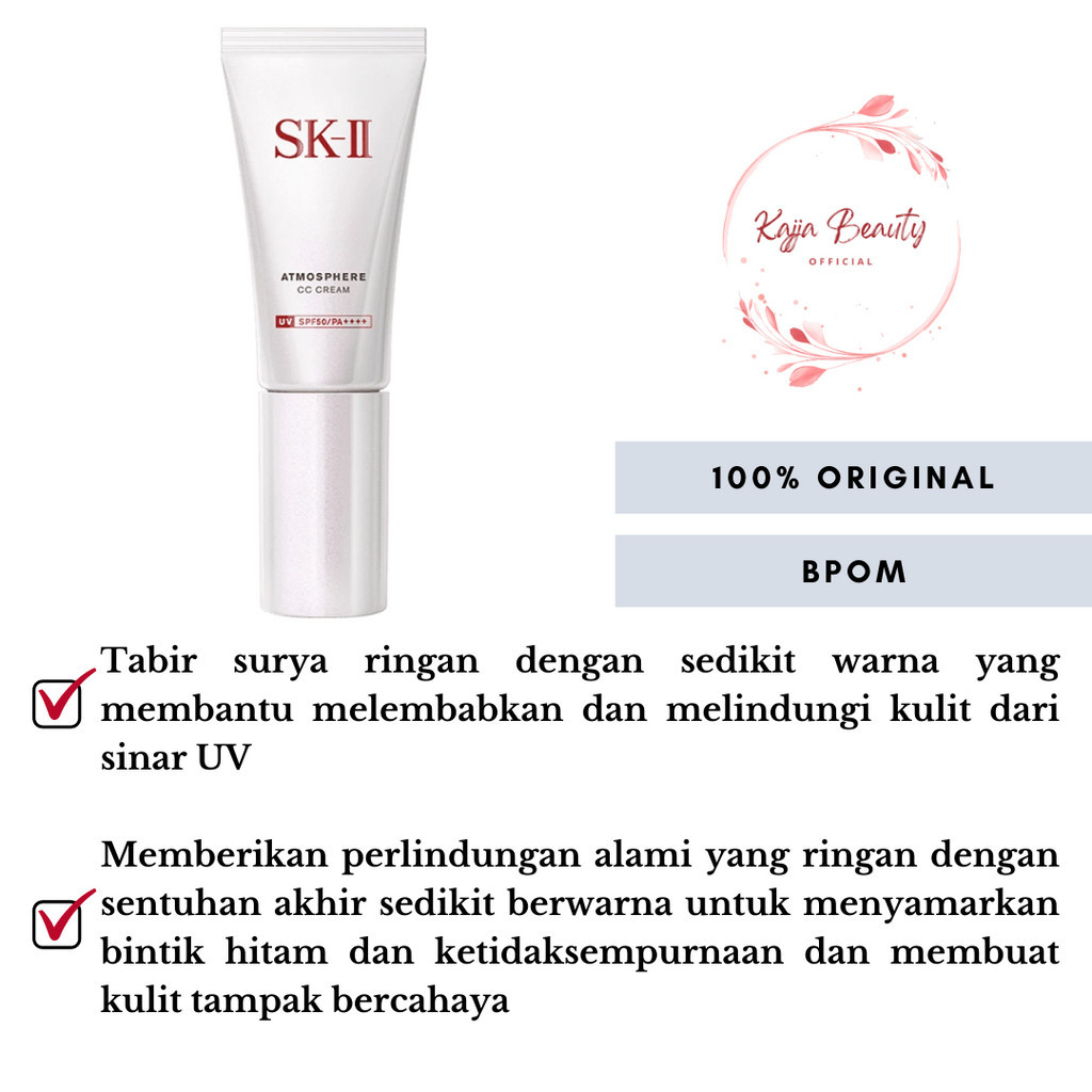 Jual SKII Atmosphere CC Cream 30g / SK II CC Cream | Shopee Indonesia