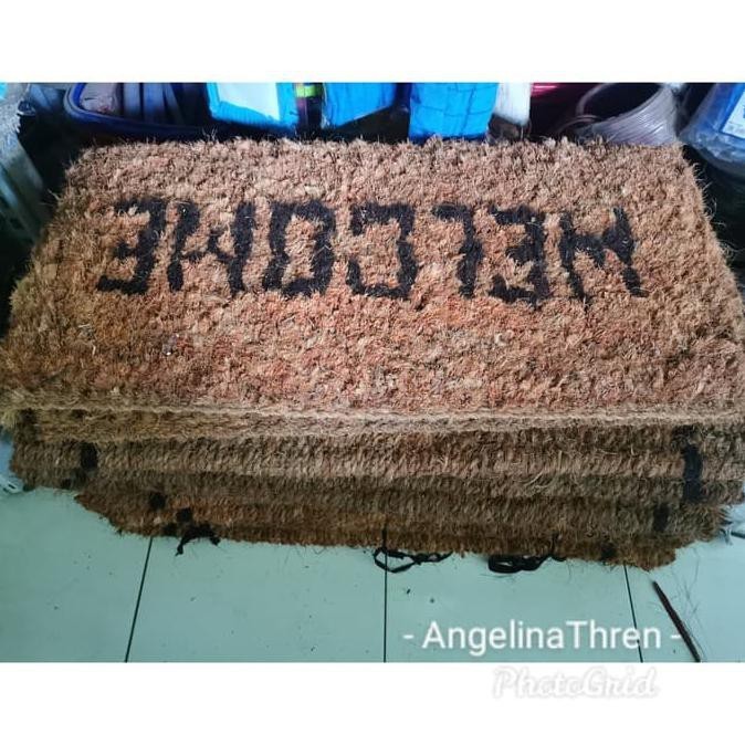Jual Keset sabut WELCOME - keset lap kaki jumbo - lap kako sabut ...