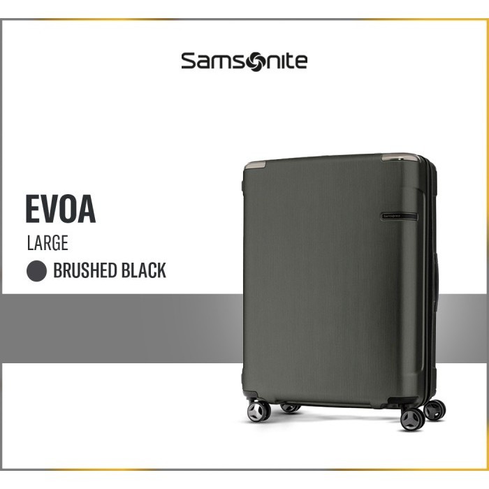Jual Samsonite Koper Hardcase Evoa Large 28 inch – Brushed Black ...