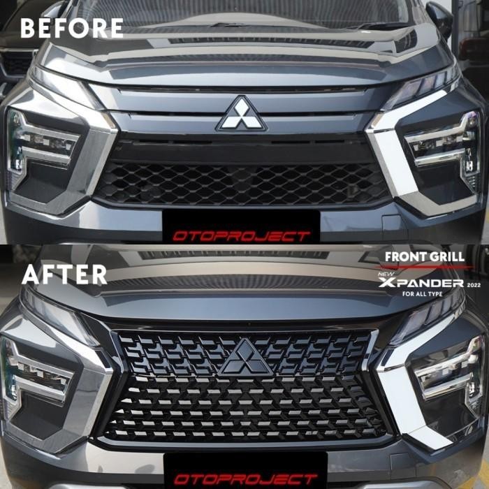 Jual Front Grill Mitsubishi New Xpander 2022 V2 Otoproject | Shopee ...