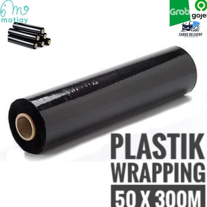 Jual Plastik Wrapping Hitam Bening 300M x 50CM | Shopee Indonesia