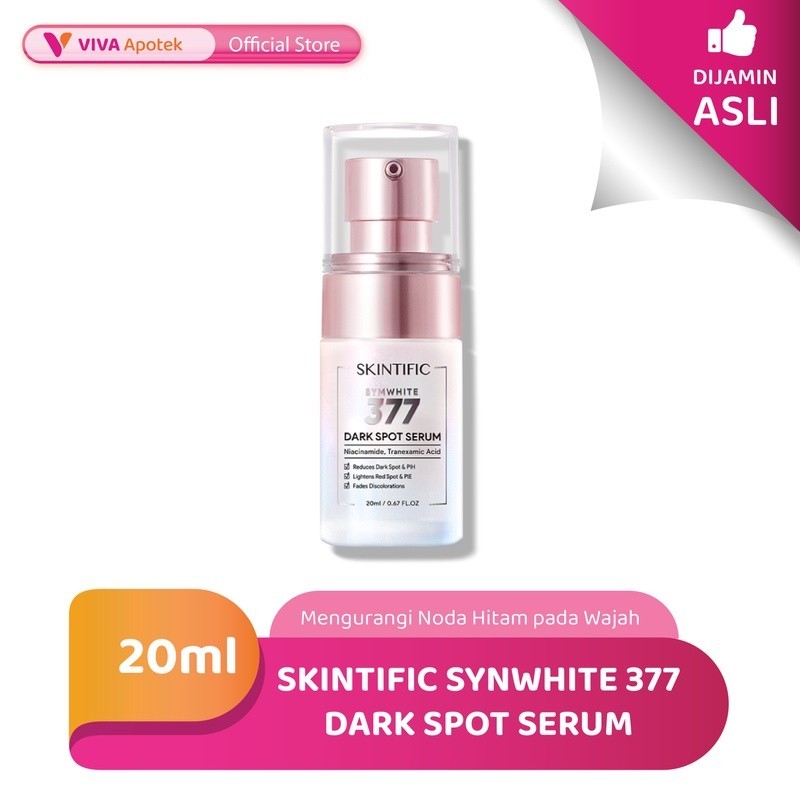 Jual Skintific Synwhite 377 Dark Spot Serum Memudarkan Noda Hitam (20 ml) | Shopee Indonesia