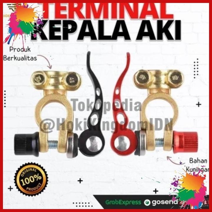 Jual KEPALA AKI KLEM AKI TERMINAL ACCU MOBIL BAHAN KUNINGAN (AFK ...
