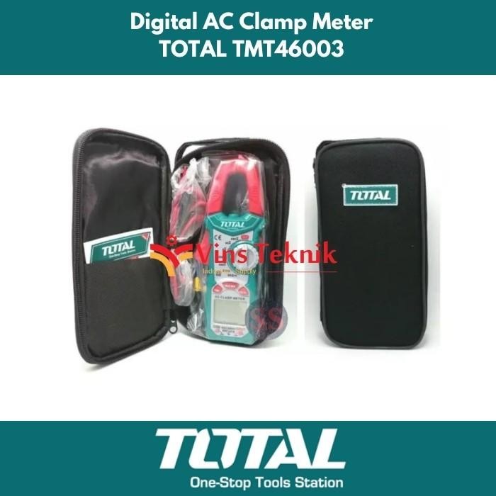 Jual DIGITAL AC CLAMP METER TOTAL TMT46003 TANG AMPERE | Shopee Indonesia
