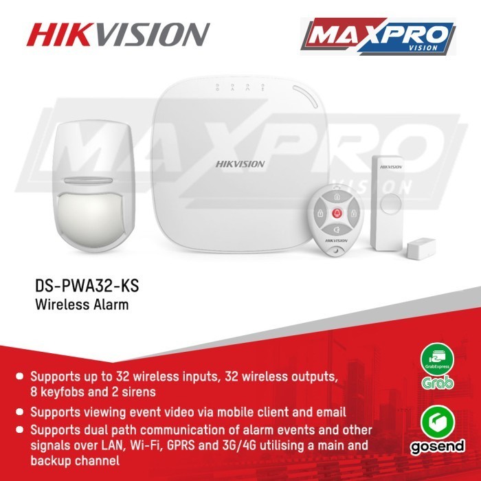 Jual DS-PWA32-KS - HIKVISION WIRELESS SECURITY CONTROL PANEL KIT | Shopee Indonesia